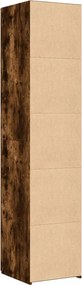 Skříň highboard kouřový dub 40 x 42,5 x 185 cm kompozitní dřevo 3281403