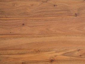 furniture-nabytek.cz - Nástěnná skříňka Osvaro akácie - Stříbrné kovové úchytky