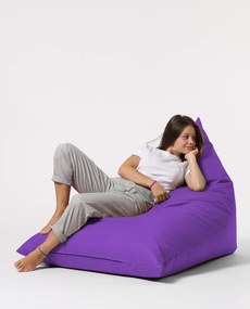 Atelier del Sofa Zahradní sedací vak Pyramid Big Bed Pouf - Purple, Purpurová