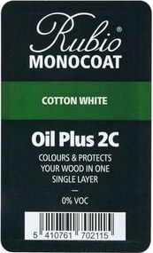 Rubio Monocoat Rubio | Oil Plus 2C probarvený olej s akcelerátorem - Cotton White Velikost balení: 6ml
