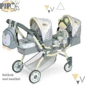 DeCuevas Plyšová panenka PIPO - 36 cm / od 12 měsíců