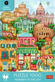 TREFL Puzzle Premium Plus Půlnoc v Římě / 1000 dílků / 68,3 x 48 cm