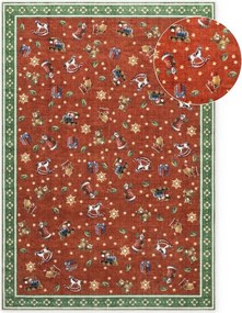 Červený/zelený koberec s vánočním motivem 160x230 cm Toy's Delight Nostalgic Noel Red Green – Villeroy&amp;Boch