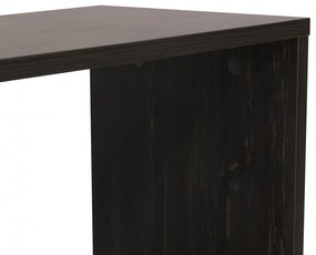TV stolek Zigzag 120 cm tmavě hnědý