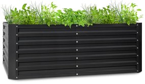 Blumfeldt High Grow Straight vyvýšený záhon 200x60x100cm 1200l ocel