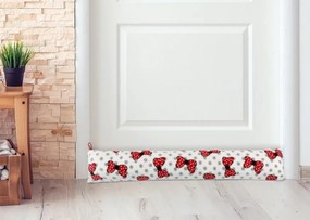 Bellatex LIN těsnicí válec 15x85 cm Mašle Červená
