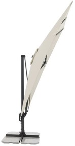 Doppler ACTIVE 310 x 210 cm - moderní slunečník s boční nohou přírodní