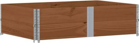 Zahradní truhlík hnědý 150 x 100 cm masivní borové dřevo 3295418