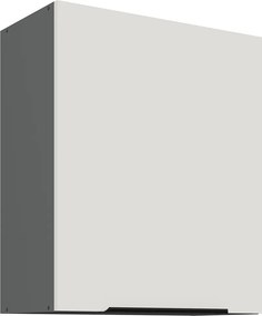 ARIA aw | horní skříňka 60 G-72 1F policová | 60 cm | ANTI FINGERPRINT povrch | antracit/bílá