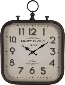 Vintage nástěnné hodiny Champs Elysees - 40*3*53 cm / 1*AA