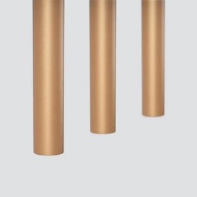 Závěsná lampa SOLLUX PASTELO 3L zlatá G9 3x8W bez žárovky SL.1171