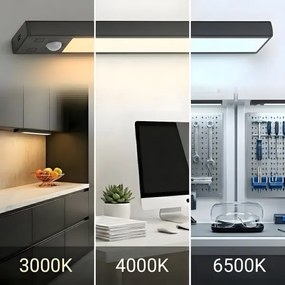 SADA 2x LED Nab. osvětlení nábytku se senz. VIRO LED/1,2W/800 mAh 30cm CCT černá