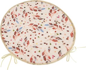 Bellatex Sedák BERTA kulatý hladký Hnědá,Béžová 40 cm, (průměr)