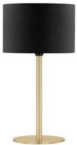 LED černo-zlatá stolní lampa Sibnia