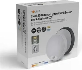 Solight WO780-2 LED venkovní osvětlení se senzorem / 3 CCT/ 15/18/20W/