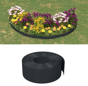 Travní lemy 3 ks černé 10 m 20 cm polyethylen 3155457
