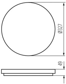 Svítidlo Kanlux VARSO LED 24W-NW-O 24W neutrální bílá 4000K IP54 26445