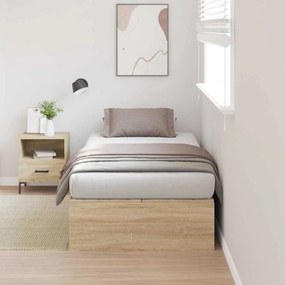 Rám postele s úložným prostorem Sonoma dub 90 x 200 cm 3335343