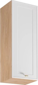 SORENTO pb | horní skříňka G40 policová | 40 cm | PRAVÁ | puccini/bílá