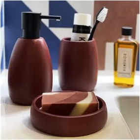 Spirella SVEN bordová / Dávkovač mýdla / Polyresin / 260 ml