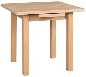 Jídelní stůl Argo 7 Zvolte barvu horní desky: Bílý (borovice andersen), Zvolte barvu nožek: Ořech - nut