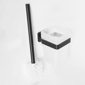 Tutumi Rea Erlo 05, nástěnný WC s kartáč 332918, černá matná, REA-06910