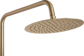 Rea Lungo, sprchová souprava s termostatickou baterií, zlatá matná, REA-P6604