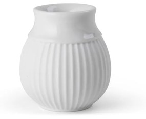 Svícen Curve Candle holder White 7 cm Lyngby Porcelaen