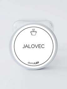 Samolepka na kořenky JALOVEC bílá 5 cm základní písmo