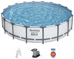 Bazén BESTWAY STEEL PRO MAX 549 x 122 cm bílý