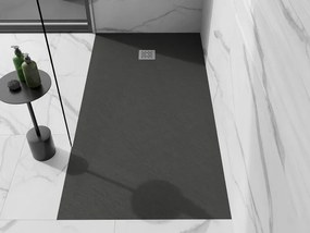 Mexen Stone+ obdélníková kompozitová sprchová vanička 200 x 90 cm, antracit - 44719020