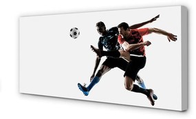 Obrazy na plátně muži fotbal 125x50 cm