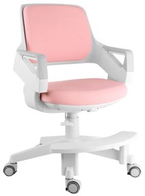 Dětská rostoucí židle Neoseat KIDDY FIVE — látka, pratelný potah, růžová