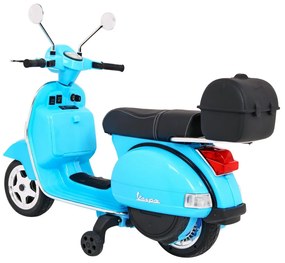 Tomido Dětská elektrická motorka Vespa modrá