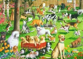 Ravensburger Puzzle Psí park XXL / 500 dílků / od 12 let