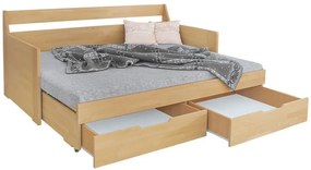 MRAVA, s.r.o. Jednolůžková postel OTELA výsuv ROZMĚR: 80 x 200 cm