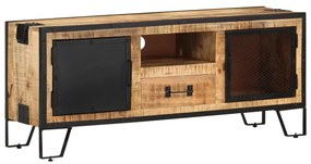 TV stolek 110 x 31 x 46 cm hrubé mangovníkové dřevo 328284