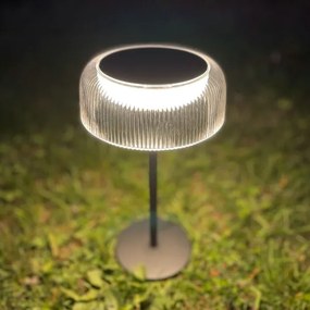 Zuma Line DT33111-LED Stm. solární nab. lampa BLUET LED/2,5W/2000 mAh IP44 černá