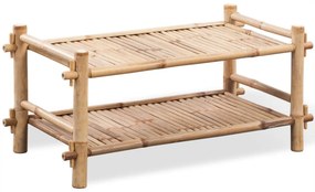 Dvoupatrový bambusový botník 242490