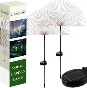 Zahradní dekorační solární lampa pampeliška Gardlov 25477, sada 2ks