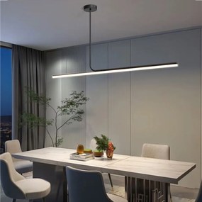 Toolight Moderní designové osvětlení LED APP1660-CP Black 140cm