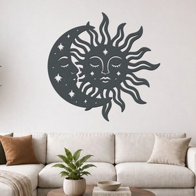 dřevo života Dřevěná dekorace na zeď SOULAD Zvolte rozměr (cm): 40x40, Zvolte barvu dekoru: Černá