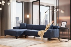 Hanah Home Rohová pohovka PETRA modrá levá 560ARE1605