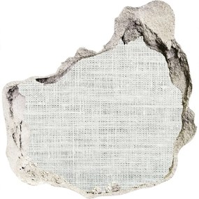 Wallmuralia Díra 3D fototapeta Lněné bílé plátno 75x75 cm