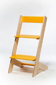Lucas Wood Style rostoucí židle EASY LINE - žlutá