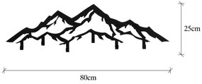 Nástěnný věšák 25x80 cm hory