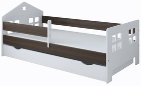 BabyBeds Dětská postel POLA Velikost postele: 180x80 cm, Barevné provedení: Dub, Úložný prostor: Ne, bez úložného prostoru Bílá