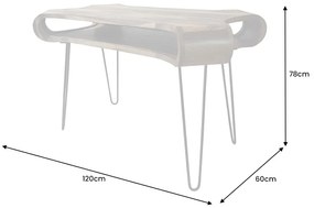 Designový psací stůl Lorelei 120 cm Sheesham