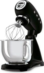 Černý kuchyňský robot 50's Retro Style – SMEG