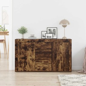 Servírovací skříň Kouřový dub 120 x 36 x 69 cm Kompozitní dřevo 3333860